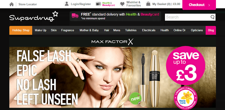 Superdrug Discount Offers & Cashback Deals